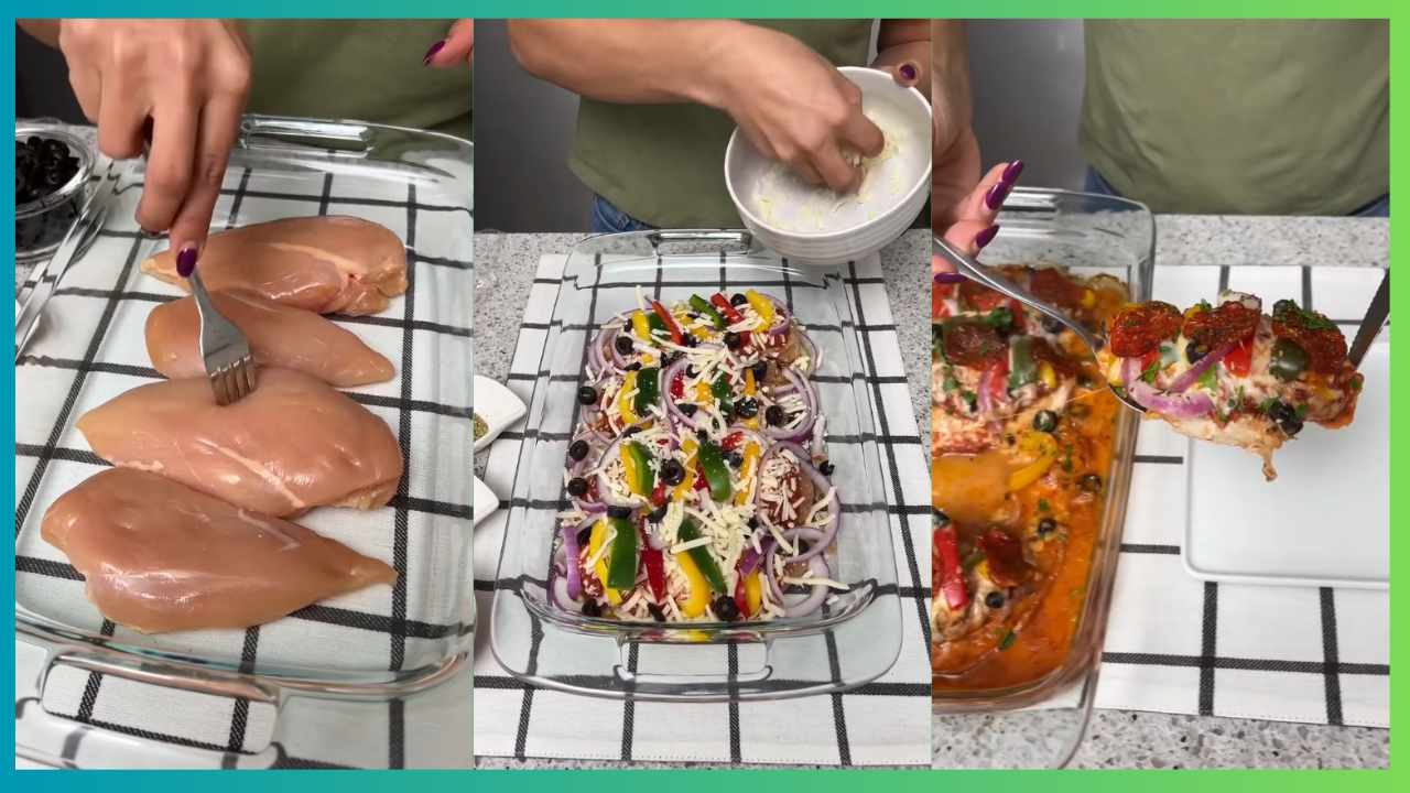 Pizza Chicken Bake Recipe From The Shaba Kitchen