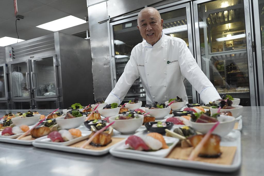 Chef Nobu serves miso cod with a side of inspiration