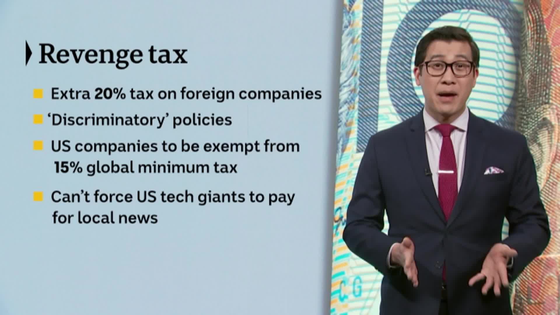 Trump administration to drop 'revenge tax', ASX slips as Aussie dollar ...