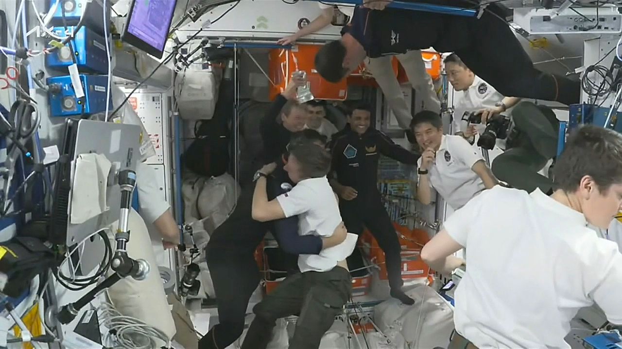 L'équipage de la mission « Ax-4 » atteint la SSI