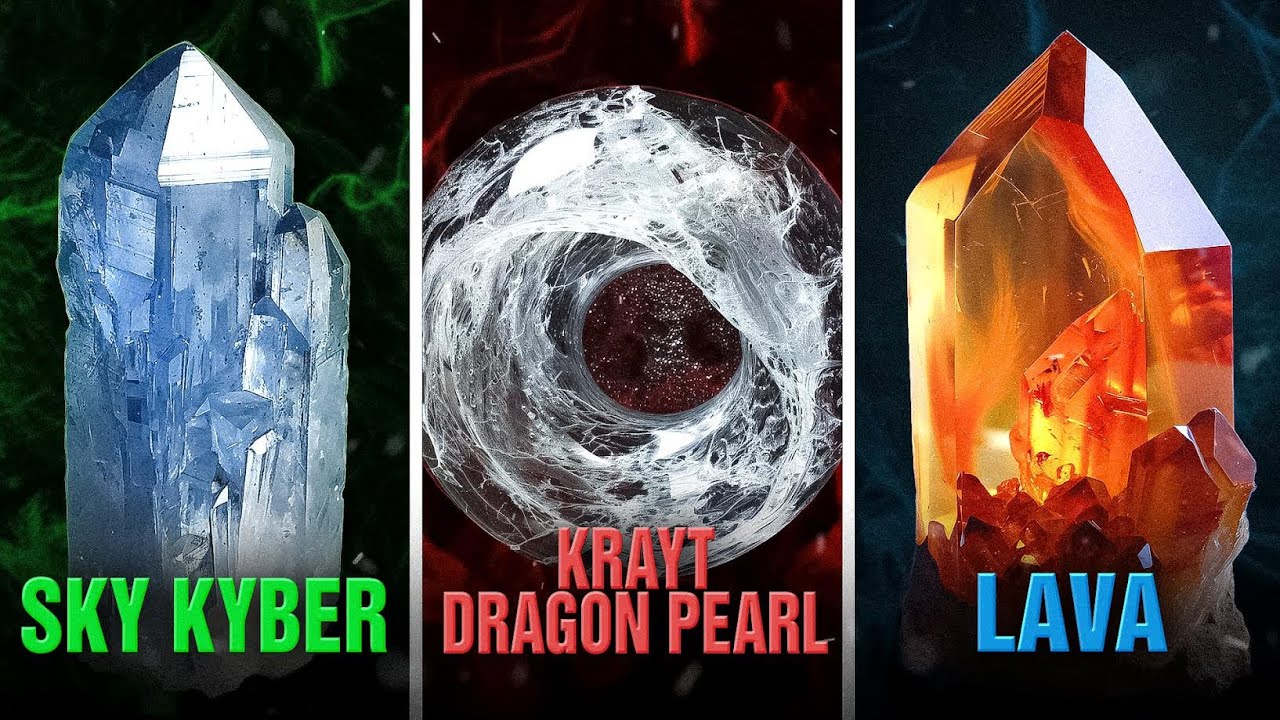 Every Lightsaber Kyber Crystal Type & Variant Explained!