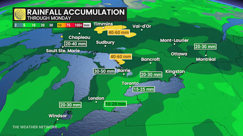 Severe storms pushing into southern Ontario on Friday evening