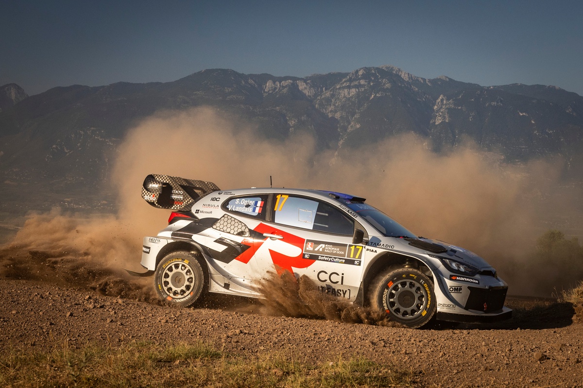WRC Acropolis Rally: Ogier leads as puncture lottery shakes up leaderboard