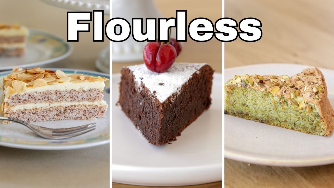 3 Easy Flourless Cake Recipes | Gluten-Free