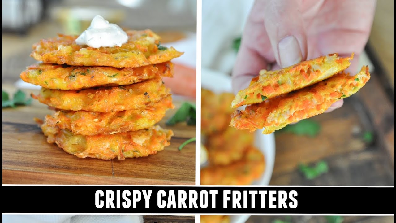 Crispy Carrot Fritters Packed With Goodness & Easy To Make