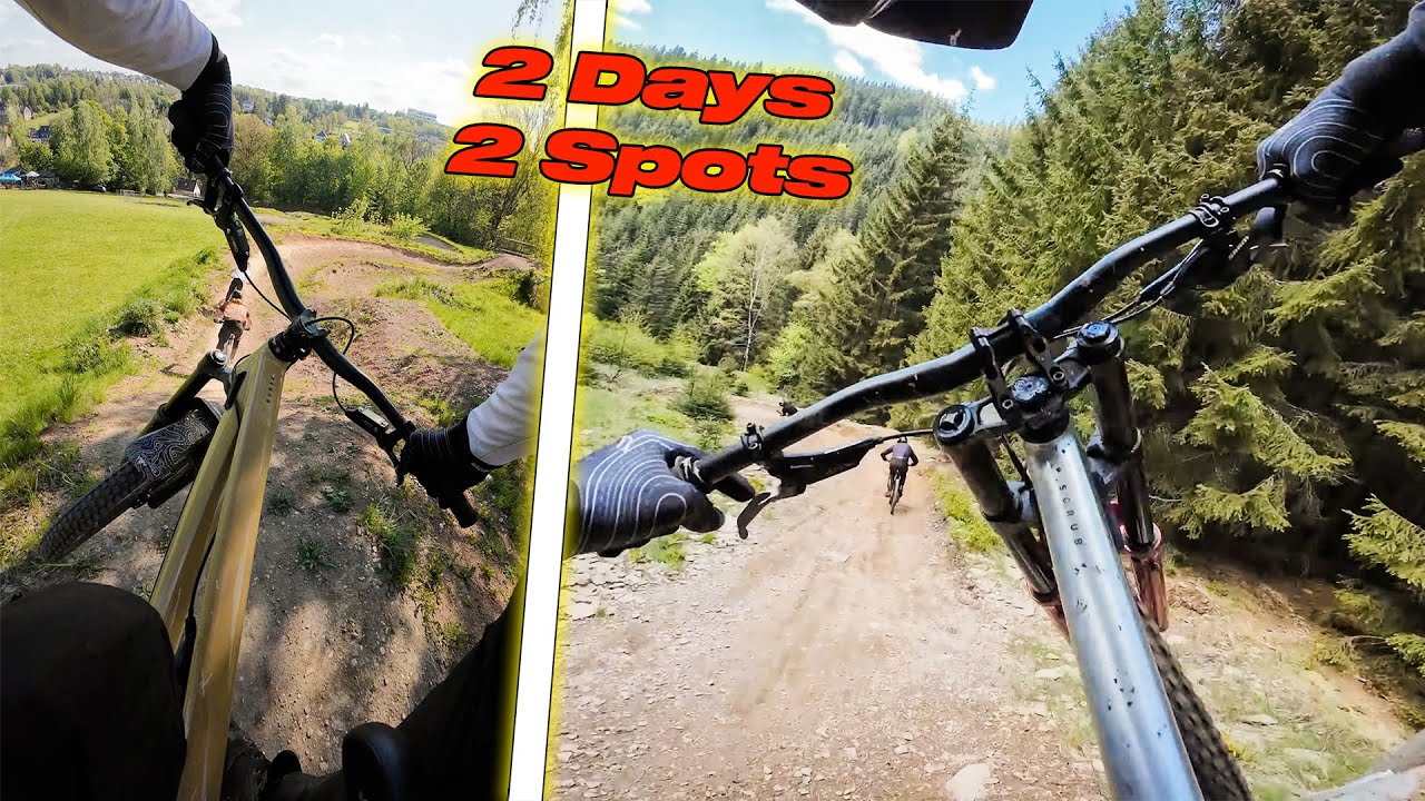 Downhill im Bikepark Klinovec & Jumpline Stollberg