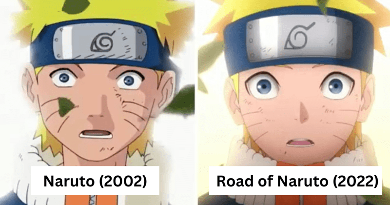 A Side-by-Side Comparison Between Naruto's 20th Anniversary Remake of ...