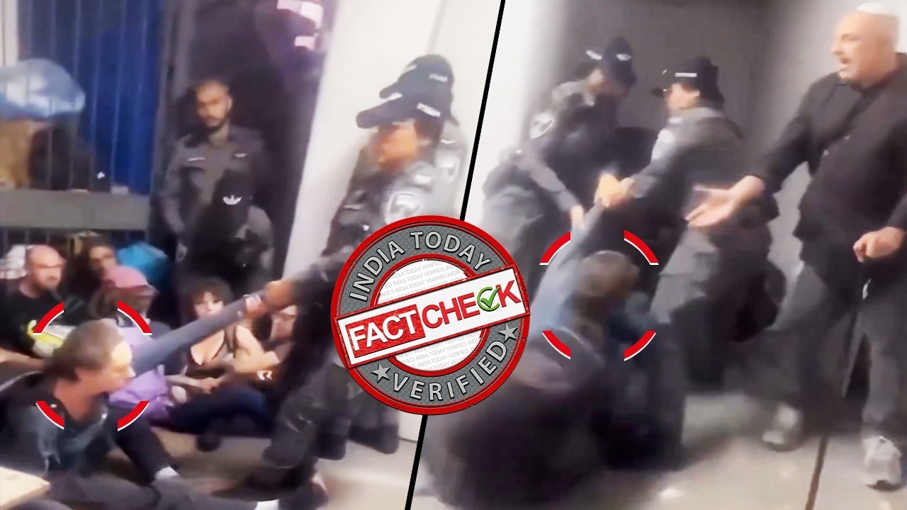 Fact Check: Video of anti-govt protest VIRAL as Israeli police removing ...