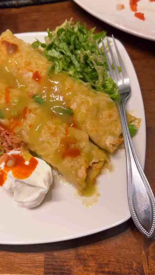 Chicken enchiladas