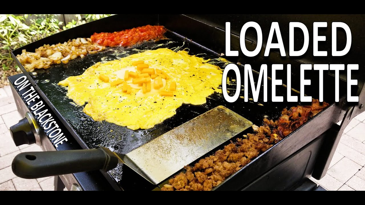 Cooking a Perfect Loaded Omelette on the Blackstone Griddle