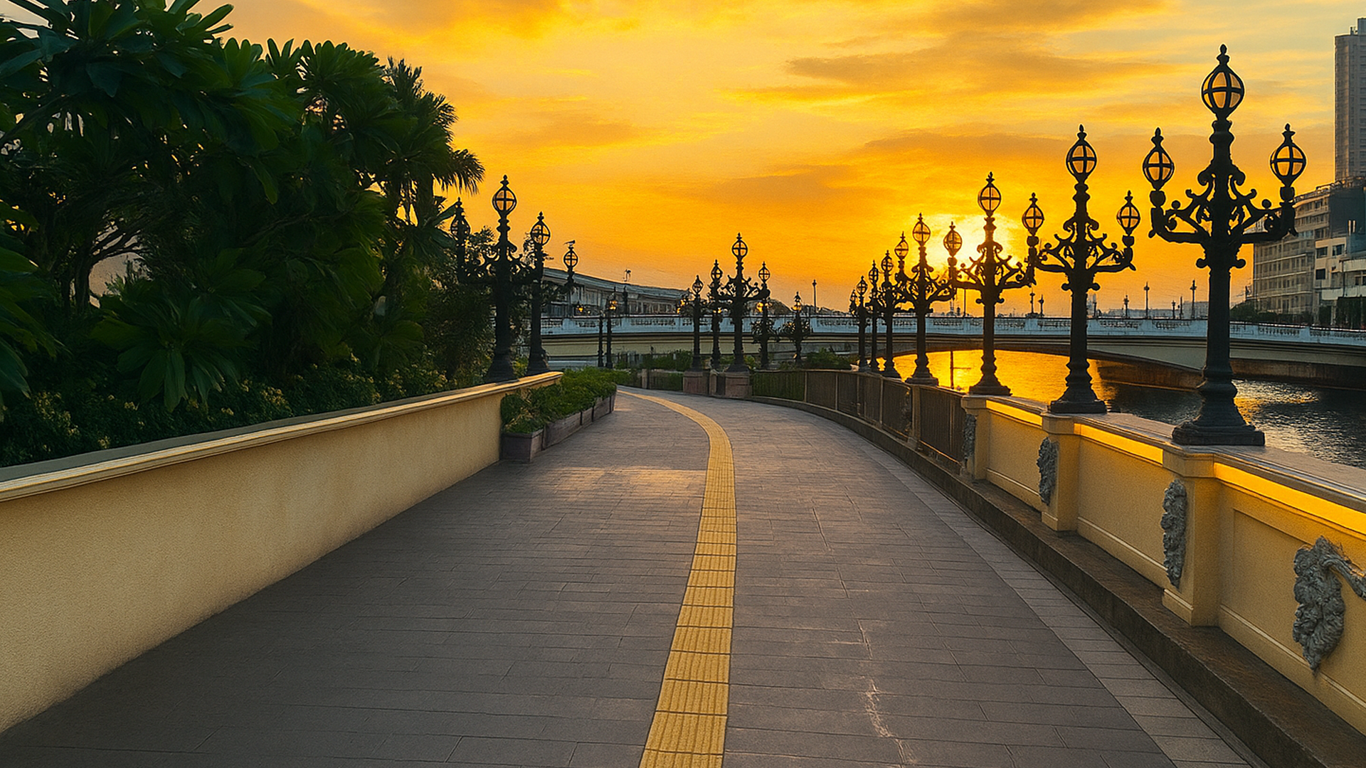 [4K HDR] Stunning Sunset View from Pasig Riverside | Manila, Philippines