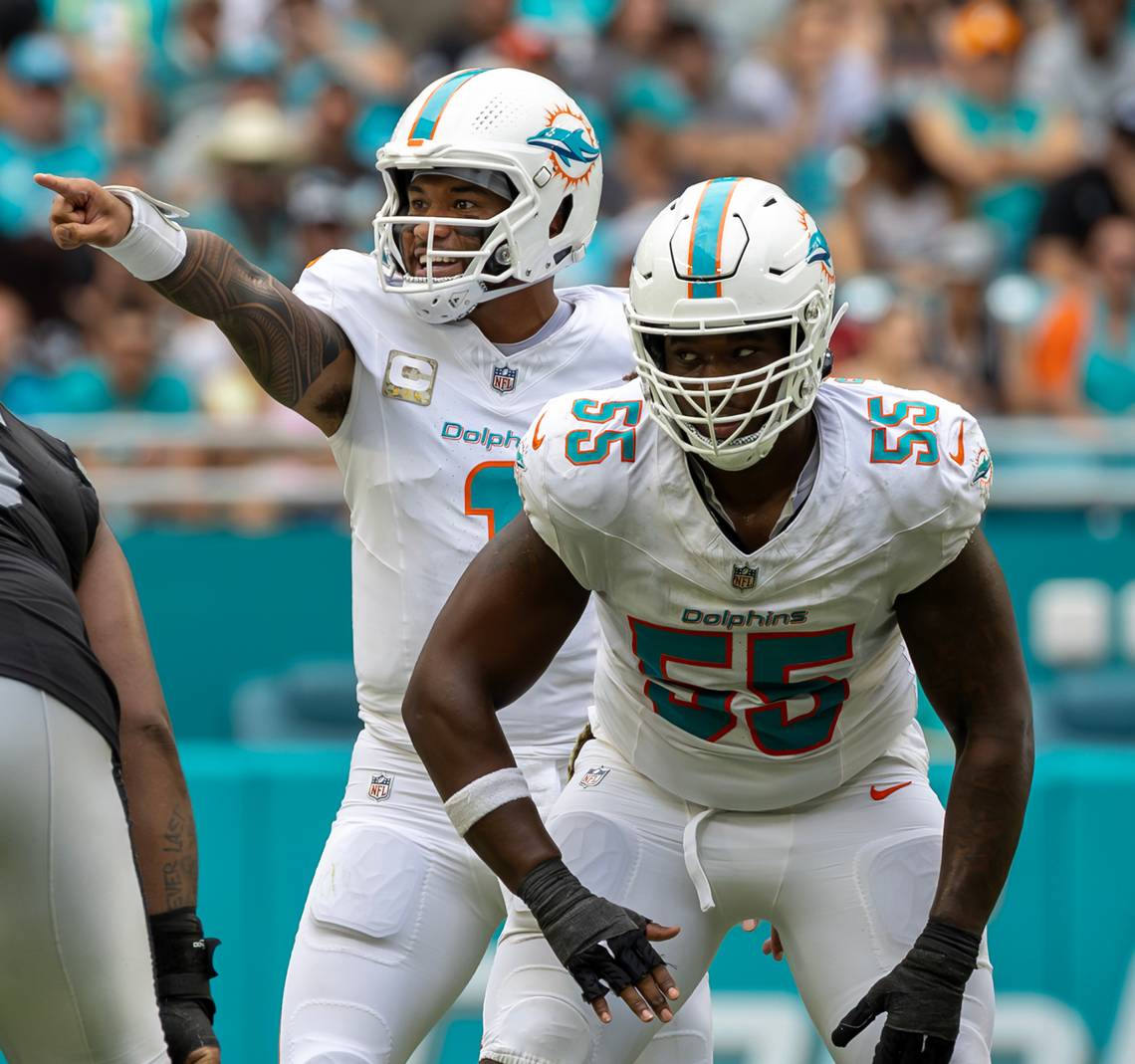 ‘Sky is the limit.' How Aaron Brewer plans to get the Dolphins o-line ...