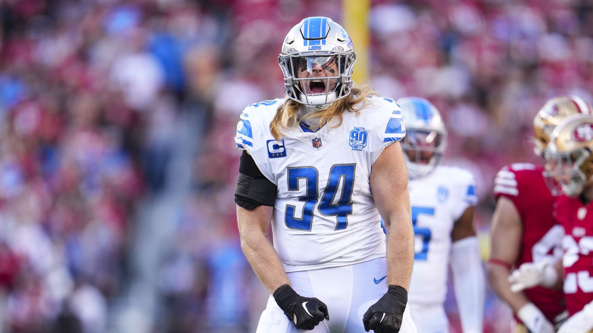 Alex Anzalone contract projection: Lions need to account for age with ...
