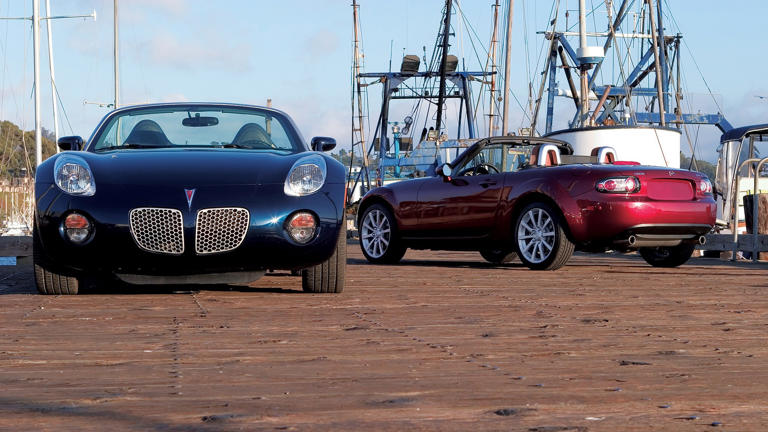 Roadster Glory: 2006 Mazda MX-5 Miata vs. 2006 Pontiac Solstice