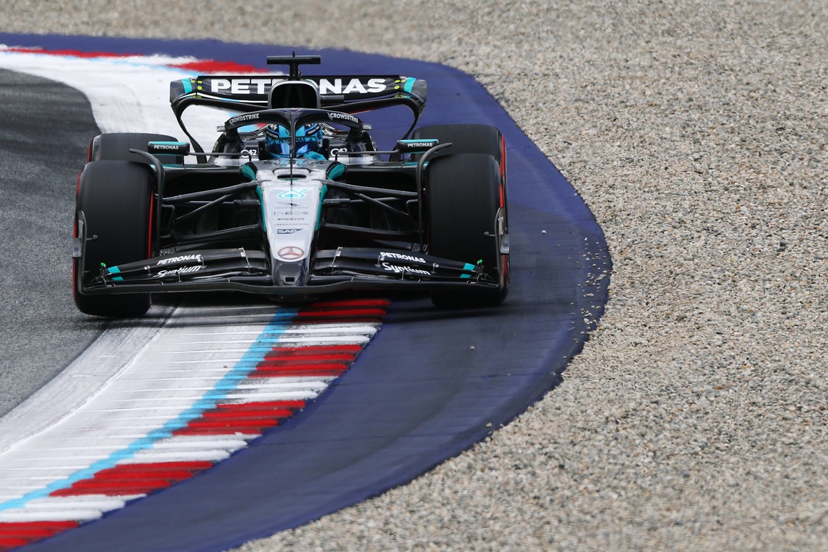 F1 Austrian GP: Russell leads Verstappen in messy FP1 at Red Bull Ring