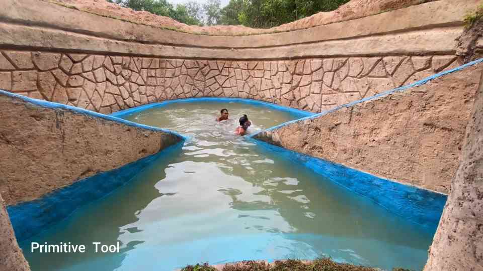 Water Park Paradise: Underground Fun, Nighttime Torches, & Epic Slides!