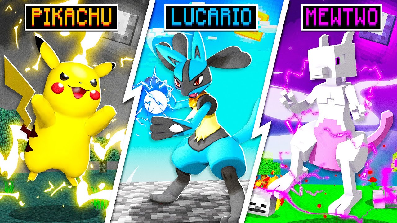 Evolving Pokemon To Legendary Pokemon In Minecraft!