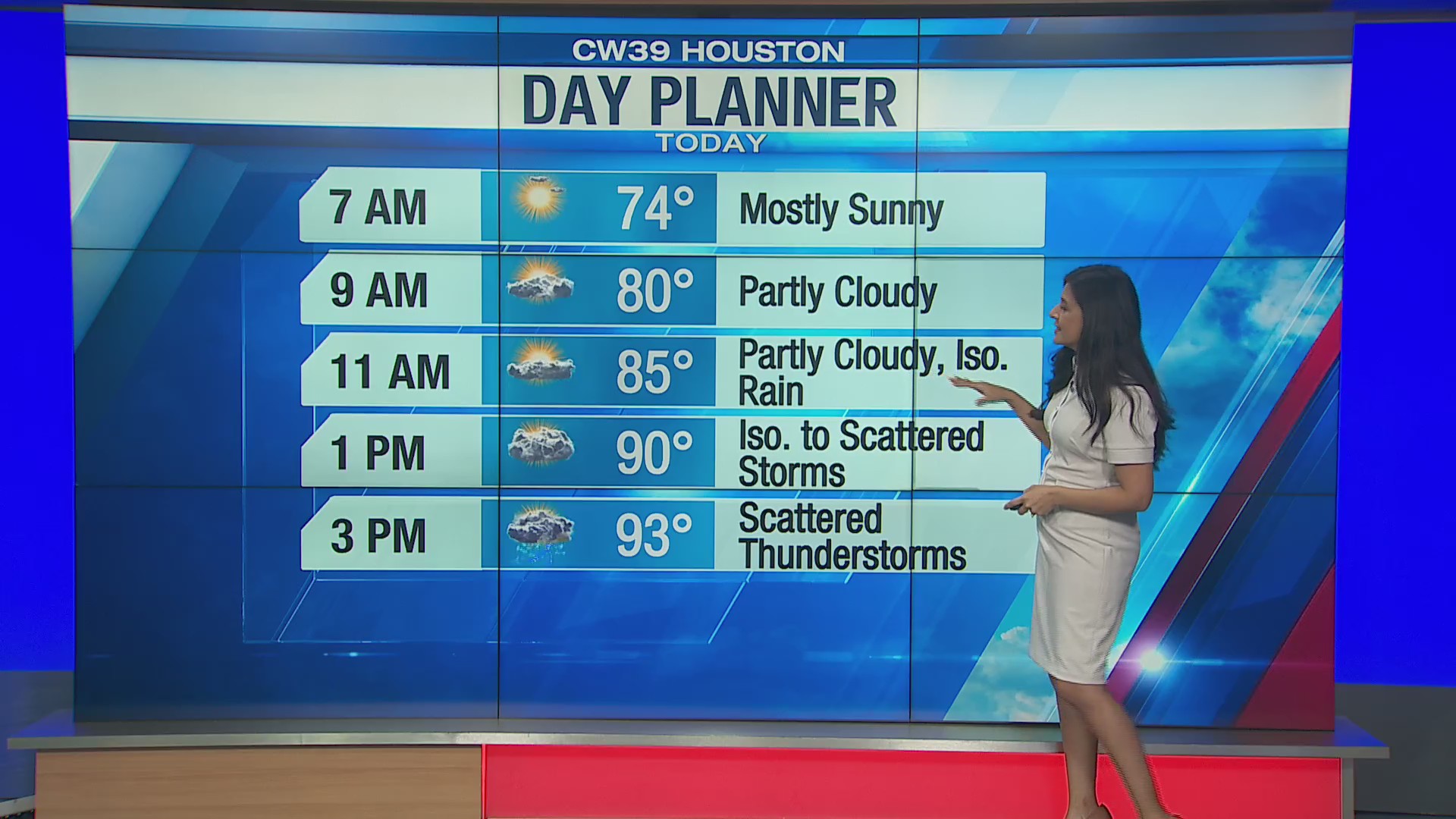 Day Planner for and 7-day forecast for June 27