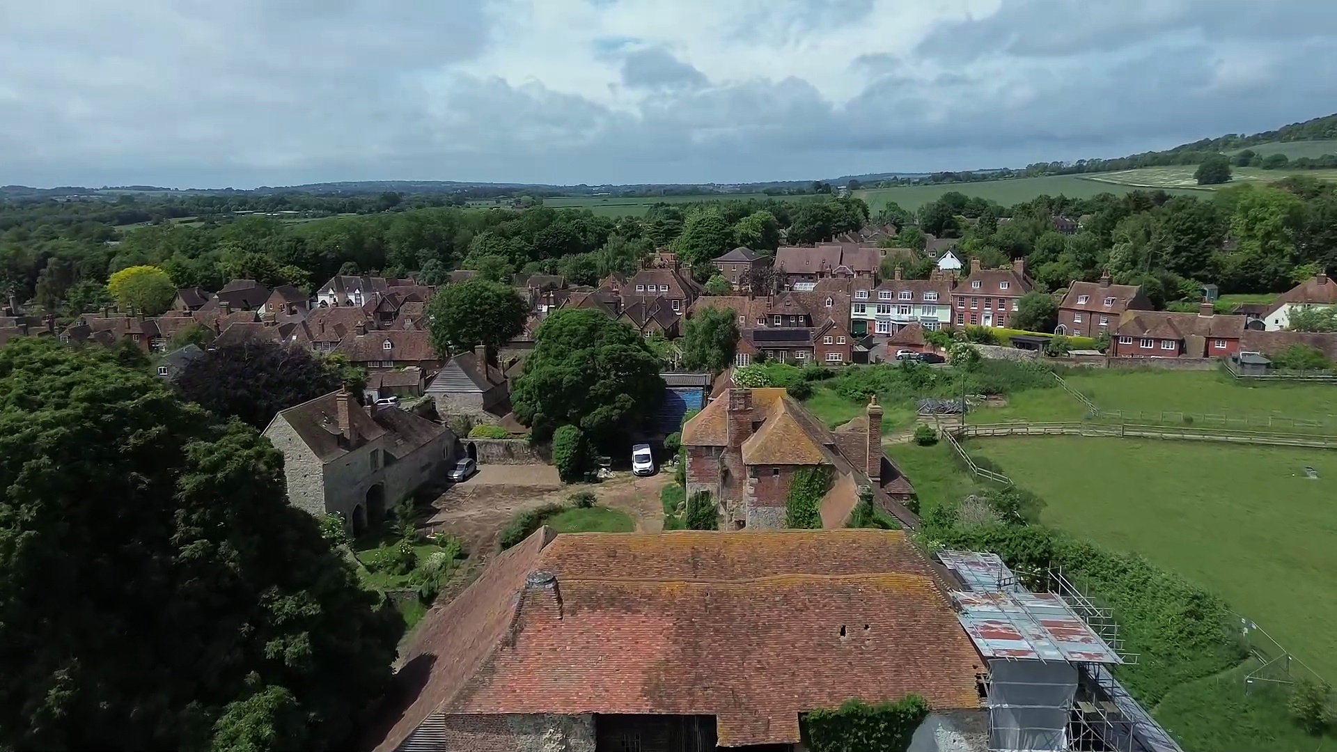 Charing Palace barn footage
