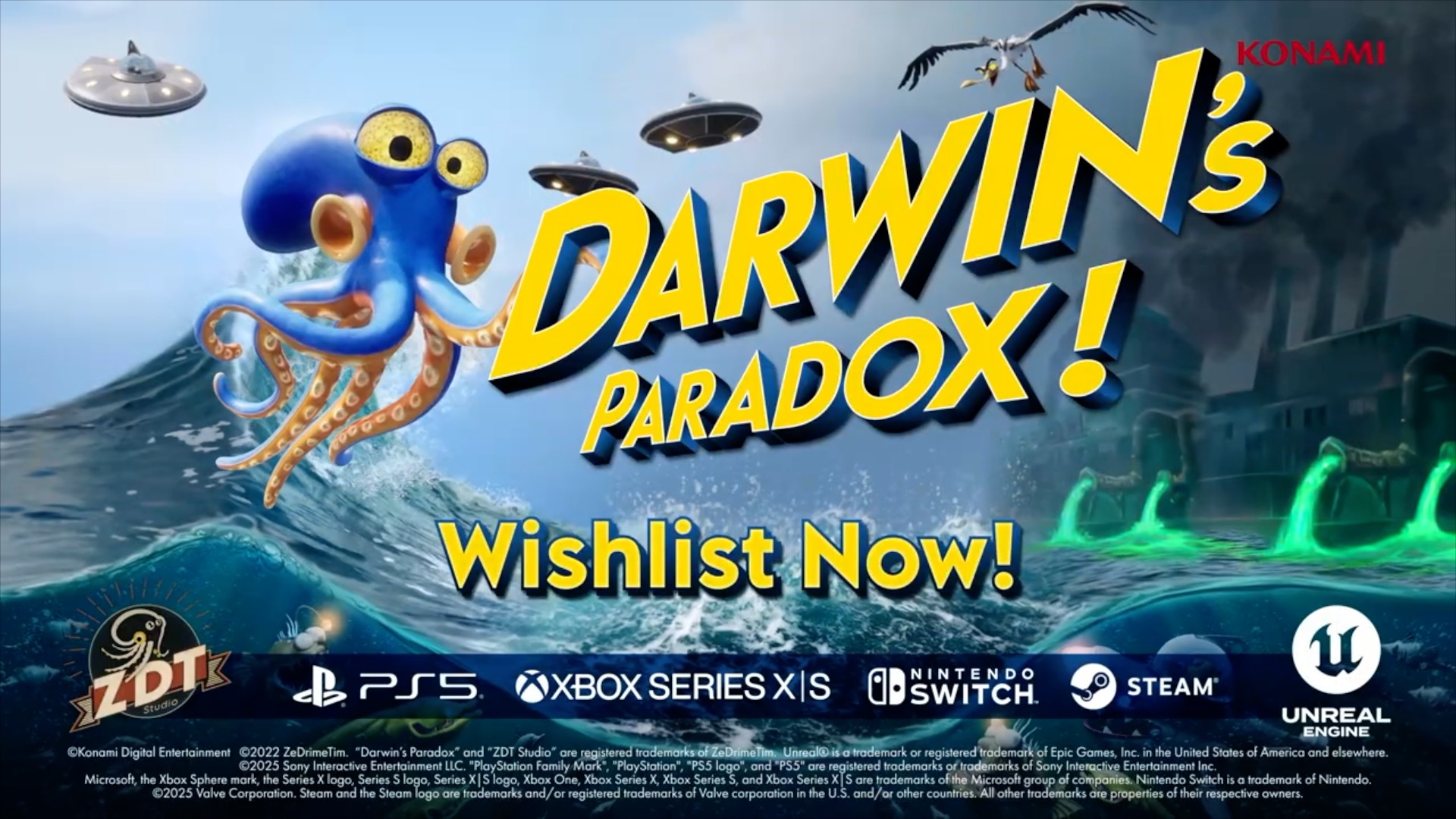 Darwin's Paradox Official Developer Overview Trailer Konami Press Start Showcase