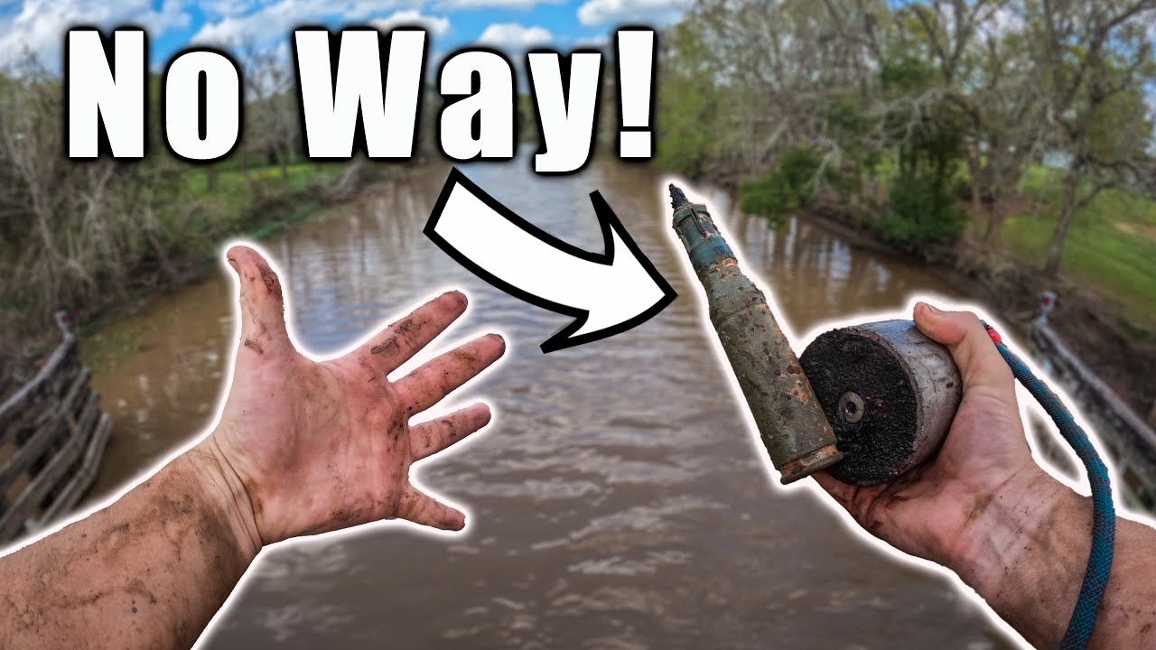 Lost US Military Gear Found Magnet Fishing: Battleship Bullet Discovery!