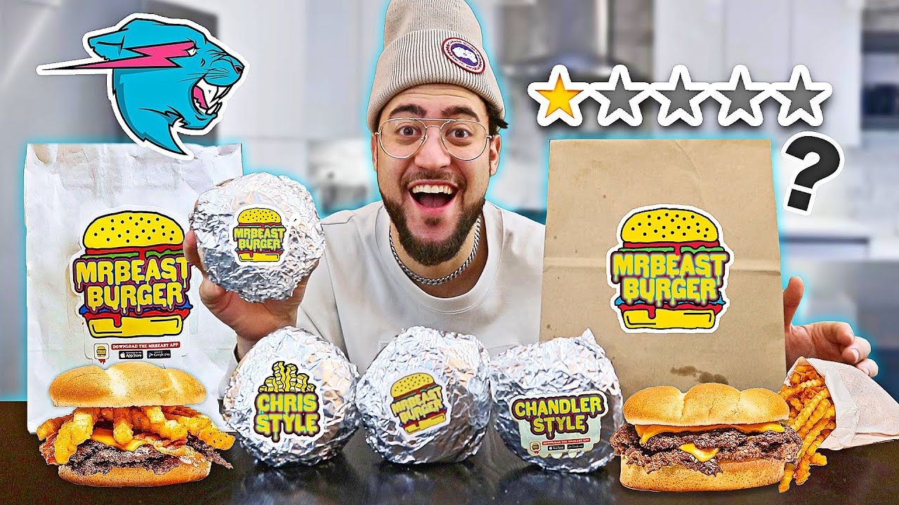 I TASTED MR. BEAST BURGER RESTAURANT...(Honest Best Style Burger Review)