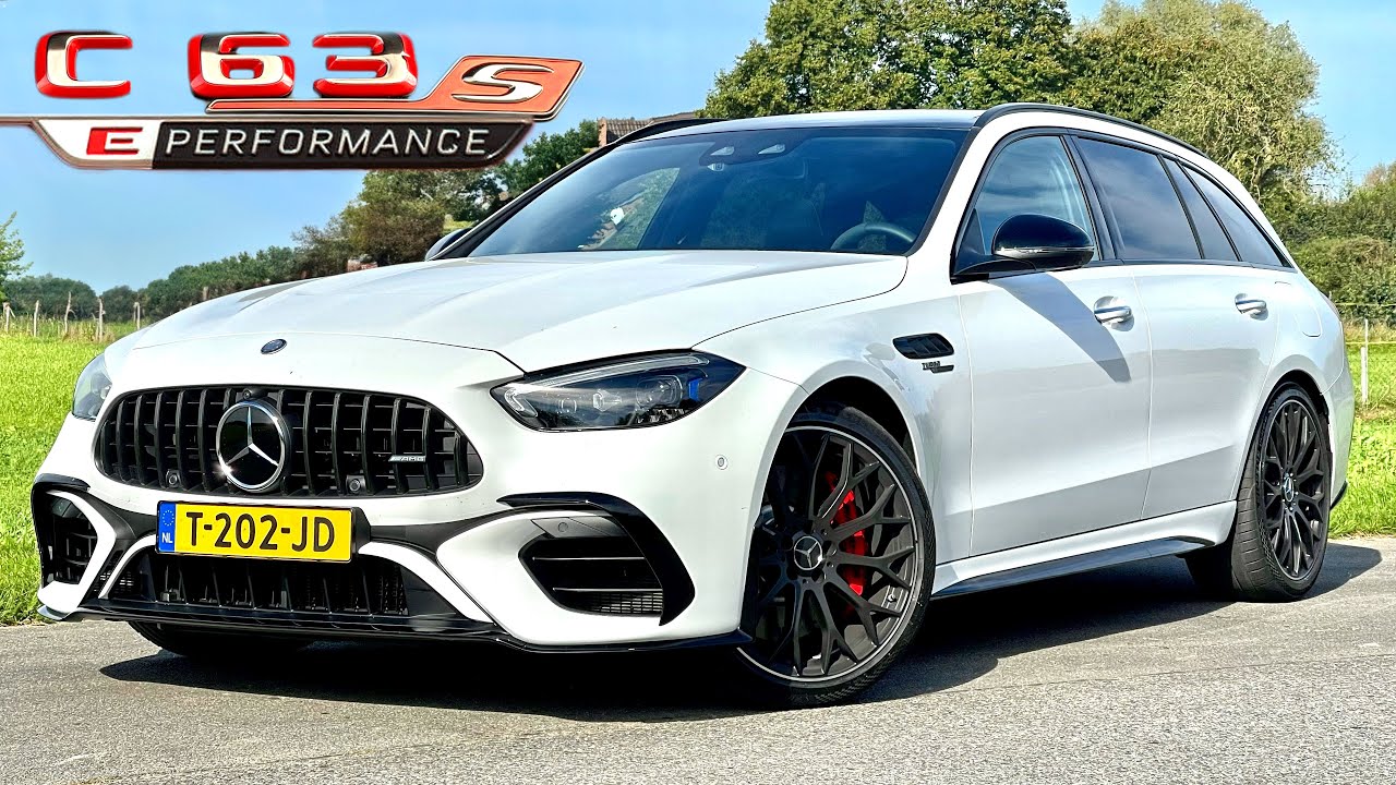 Mercedes-AMG C63 S E-Performance 2024 | Autobahn Test & POV Estremo
