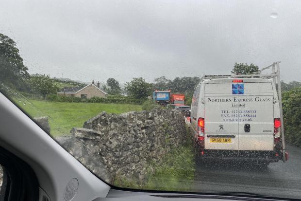 Motorcyclist airlifted hospital after collision with van on A590