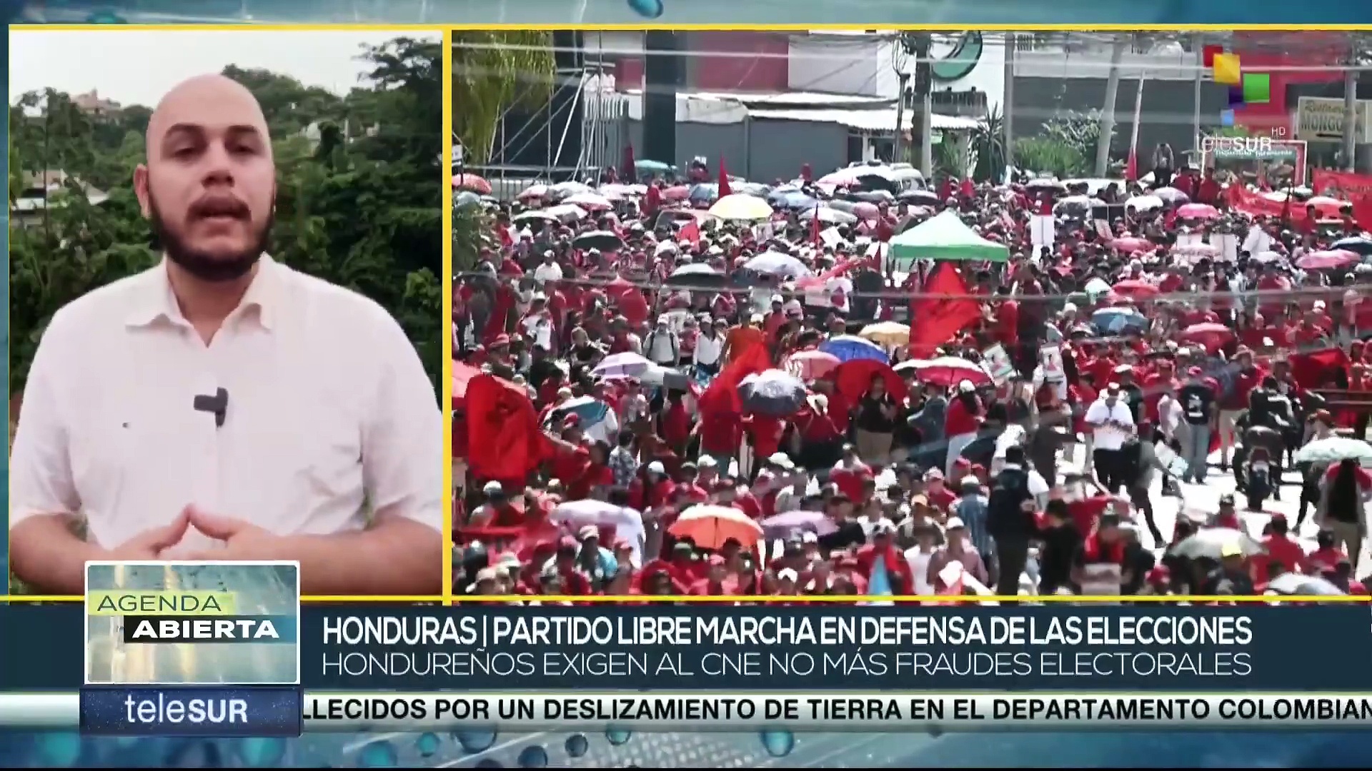 Partido LIBRE se moviliza en apoyo a su candidata