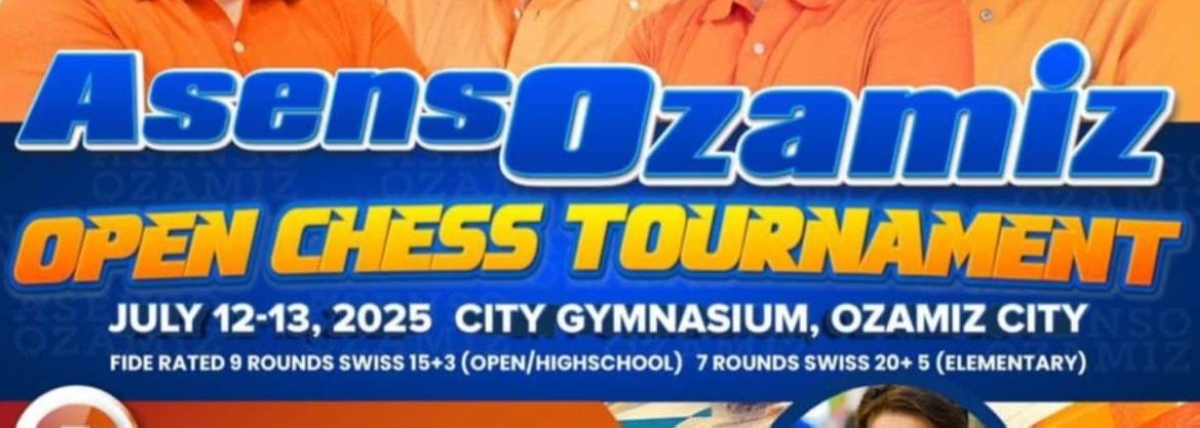 Asenso Ozamis chess tournament slated on July 12-13