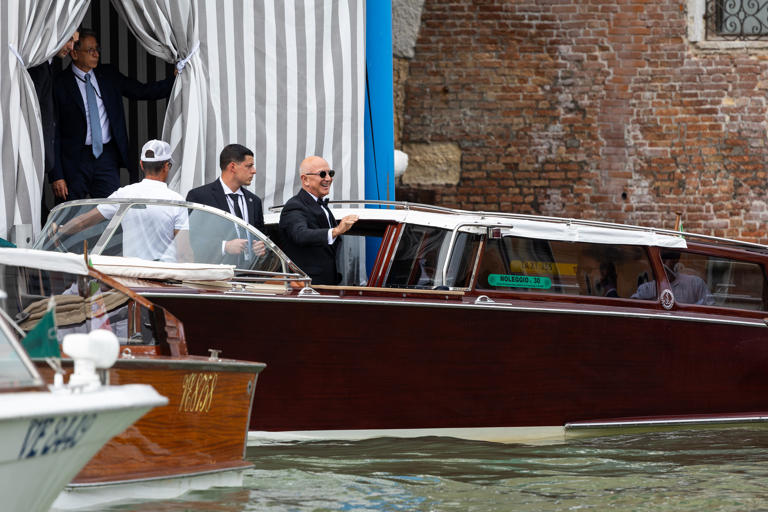 Jeff Bezos spotted in classic tux ahead of wedding to Lauren Sánchez