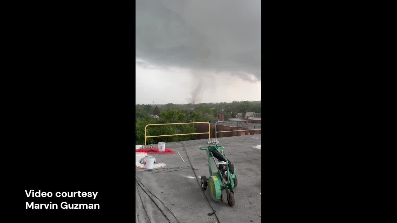 Funnel cloud over Cleveland?