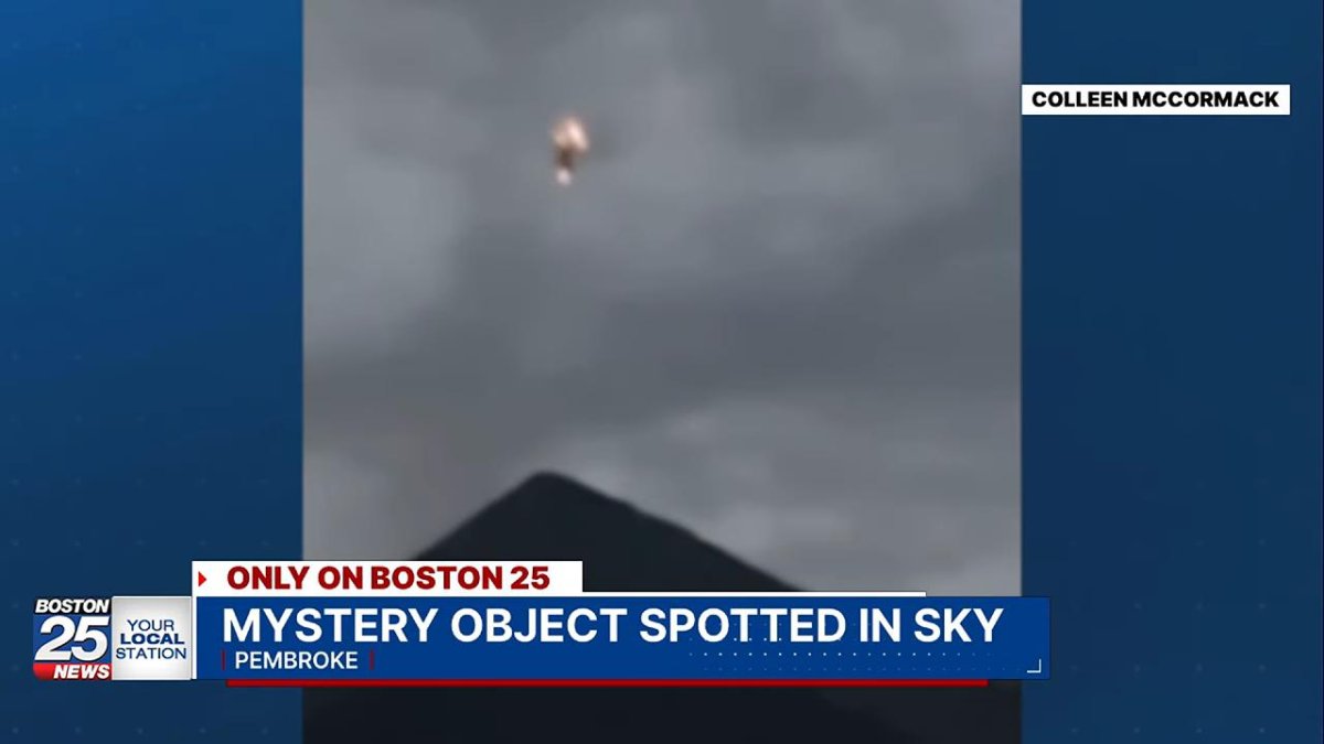 Watch: Massachusetts woman records mystery object in the sky