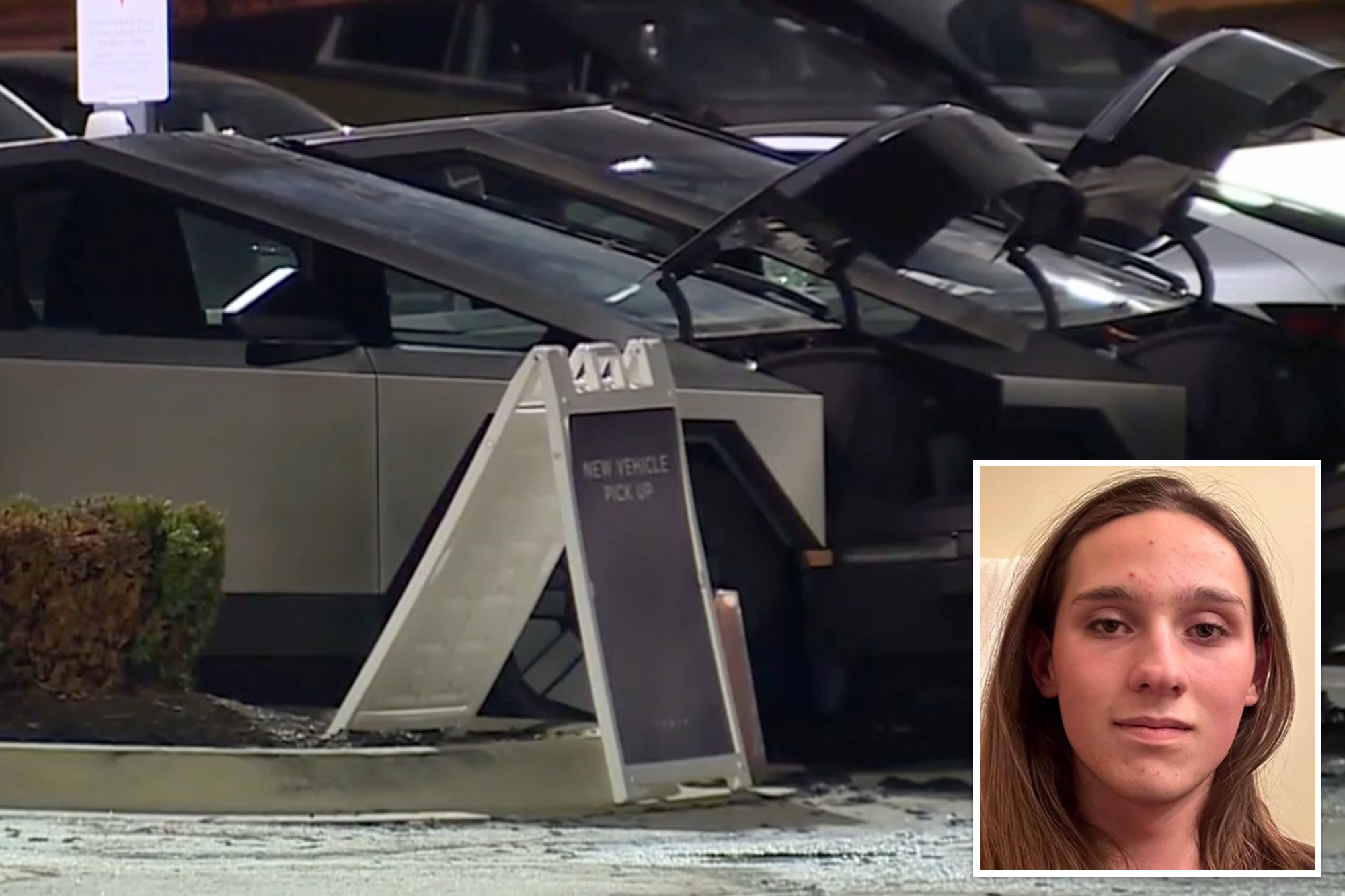 Student accused of firebombing Tesla dealership faces serious prison ...