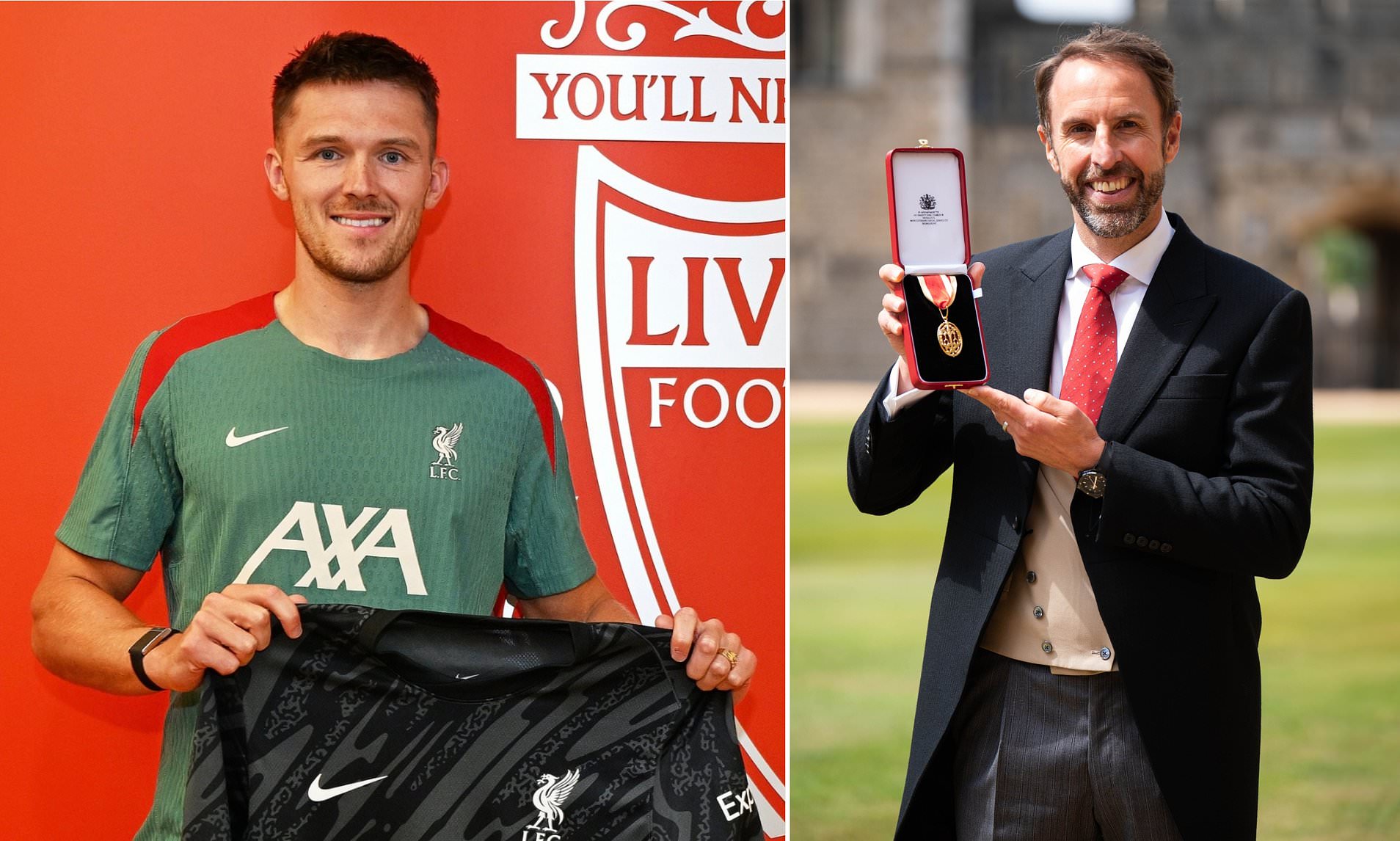 Liverpool complete fifth summer transfer by signing Gareth Southgate's ...