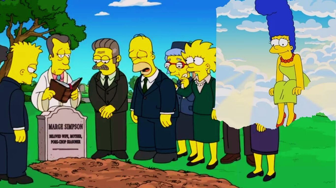 ¿En qué capítulo murió Marge Simpson? Filtran imagen de Homero llorando ...
