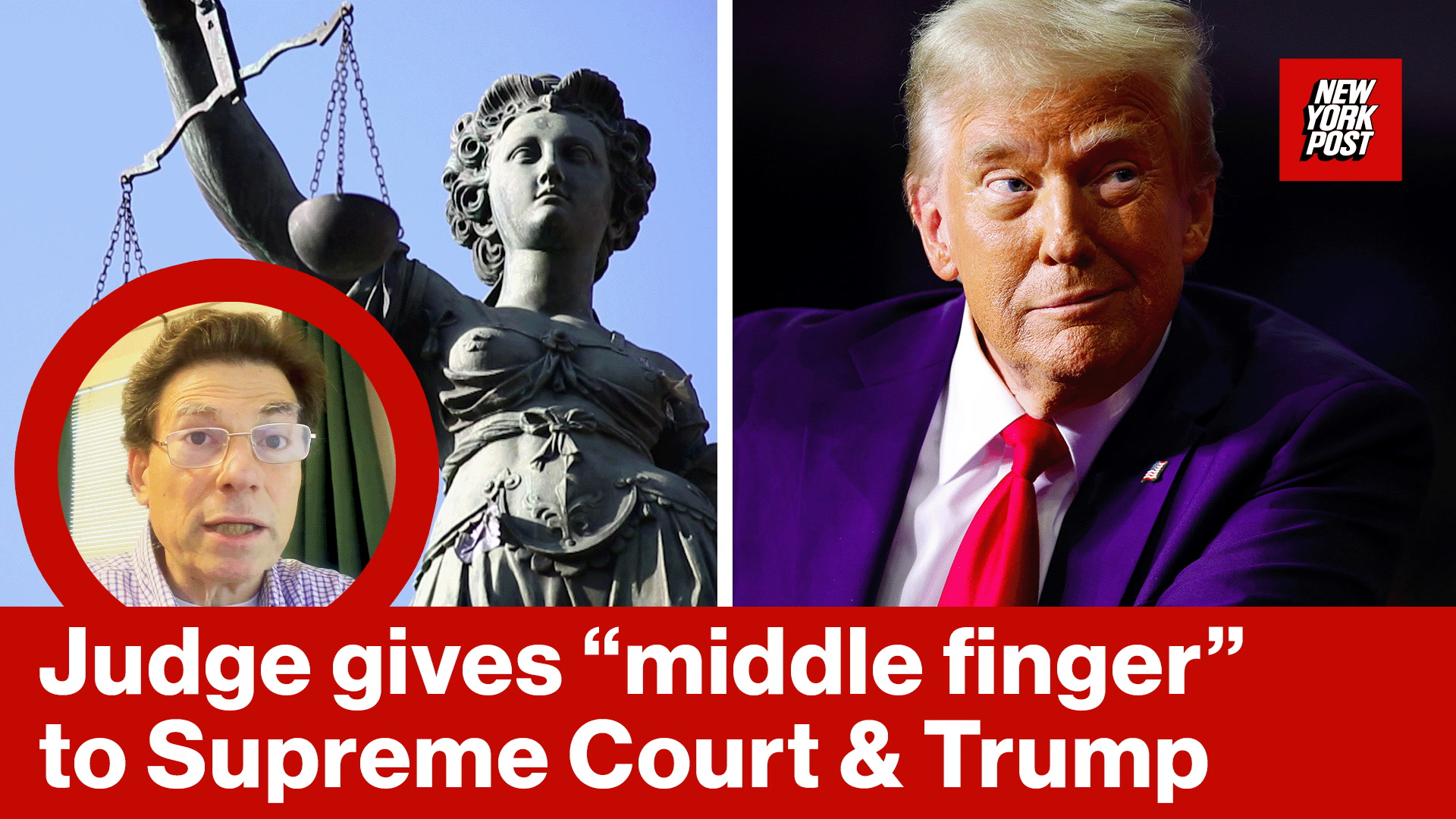 Judge gives 'middle finger' to Supreme Court & Trump | Reporter Replay