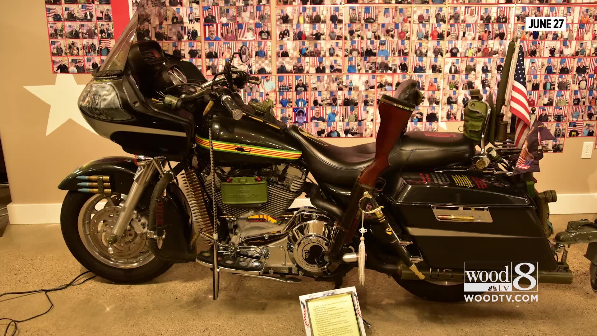 Vietnam memorial motorcycle heads to Washington D.C. for Fourth of July