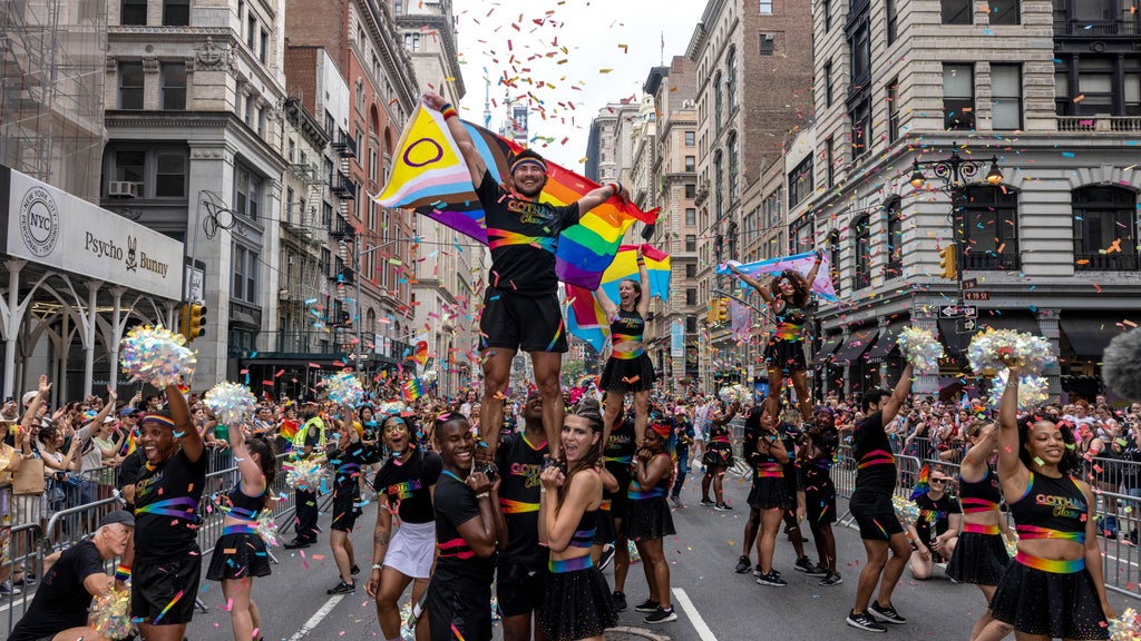 NYC Pride March 2025 stepped off Sunday. Map shows the route.
