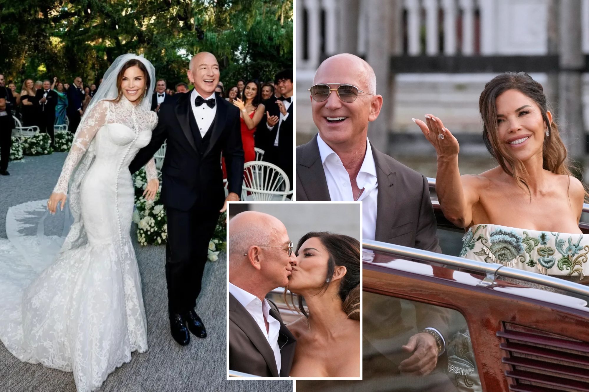 Jeff Bezos, Lauren Sánchez wed in star-studded Venice ceremony