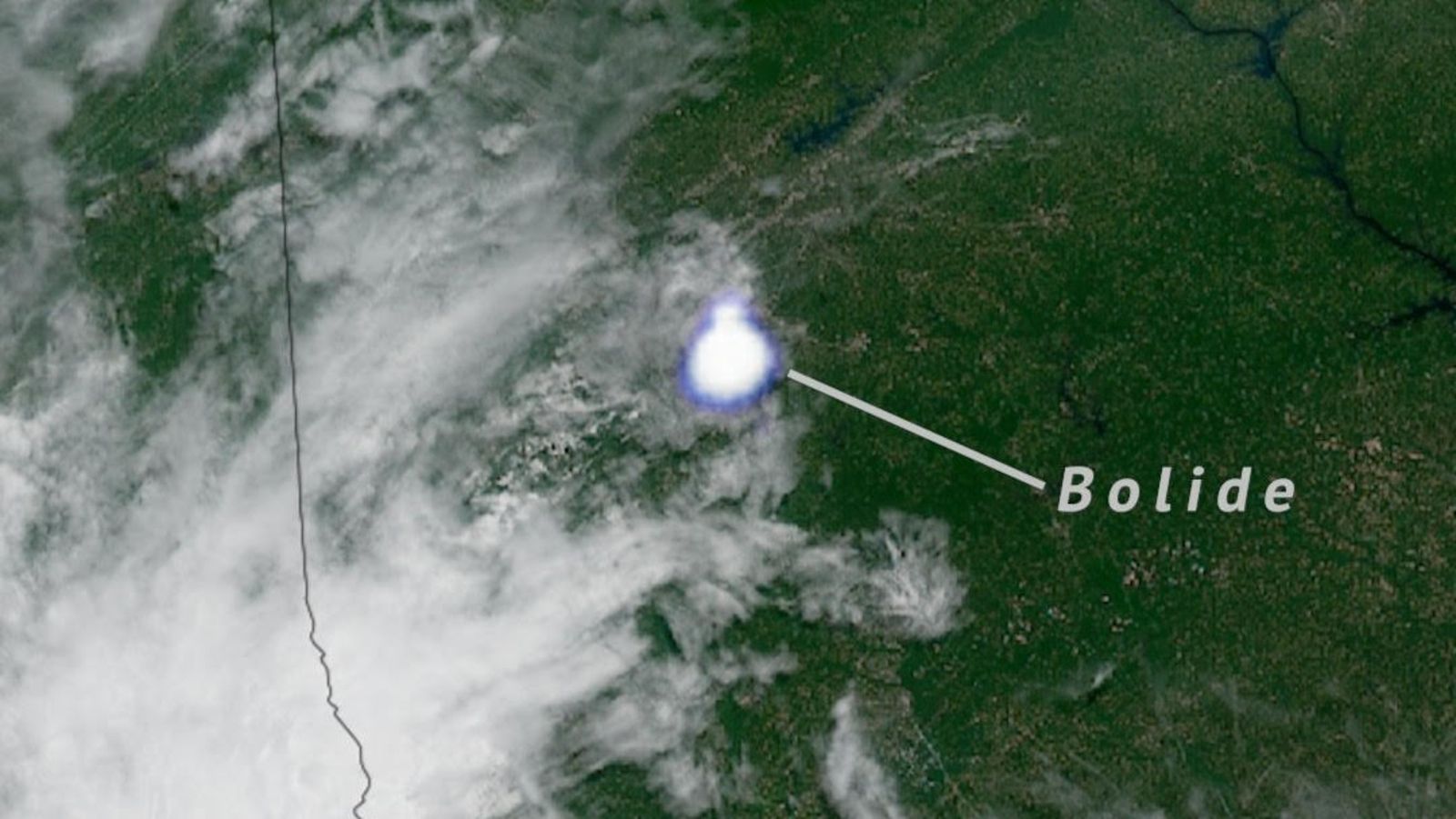 Rare daytime fireball bright enough to be seen from orbit may have ...
