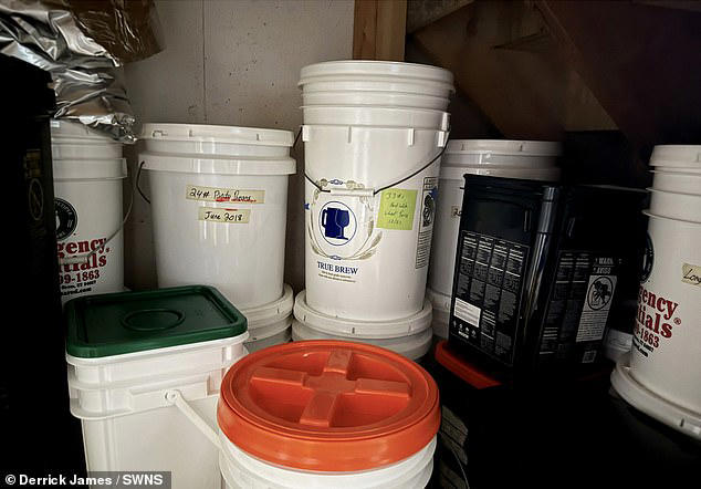 US Doomsday prepper reveals his fallout shelter stocked with survival ...