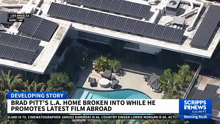 Brad Pitt's LA Home Burglarized During Movie Promo Tour