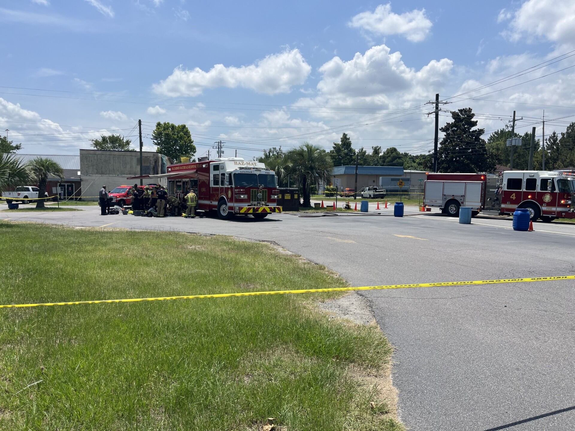 Chlorine leak on Augusta Ave. sealed, according to Savannah Fire