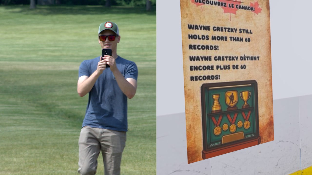 A Regina long-haul truck driver has built an augmented reality maze