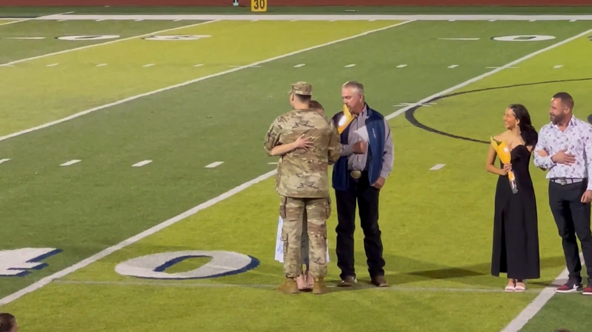 Watch teen surprised when Army brother returns for Homecoming
