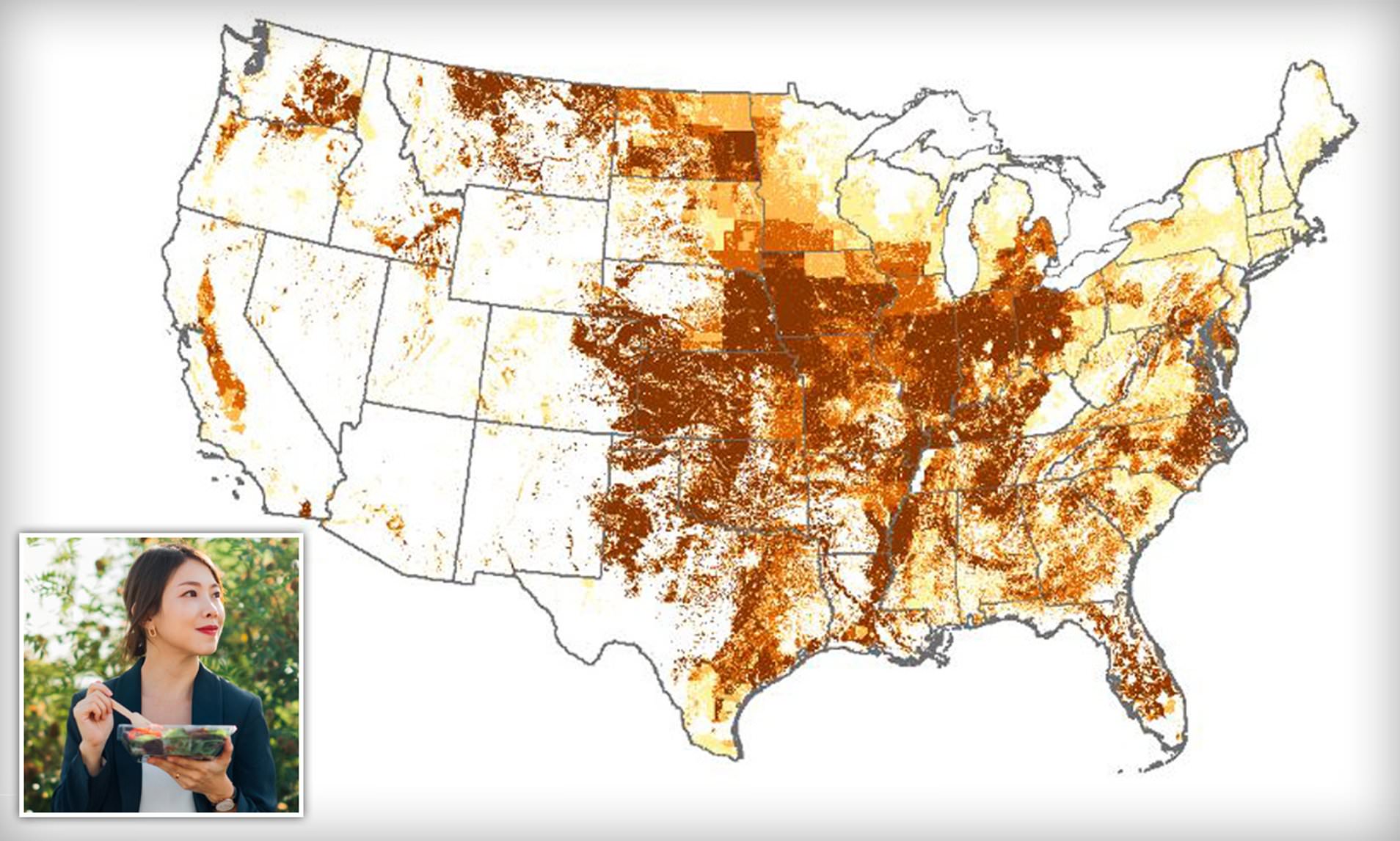 America's silent poisoning: Map shows the US states most at risk