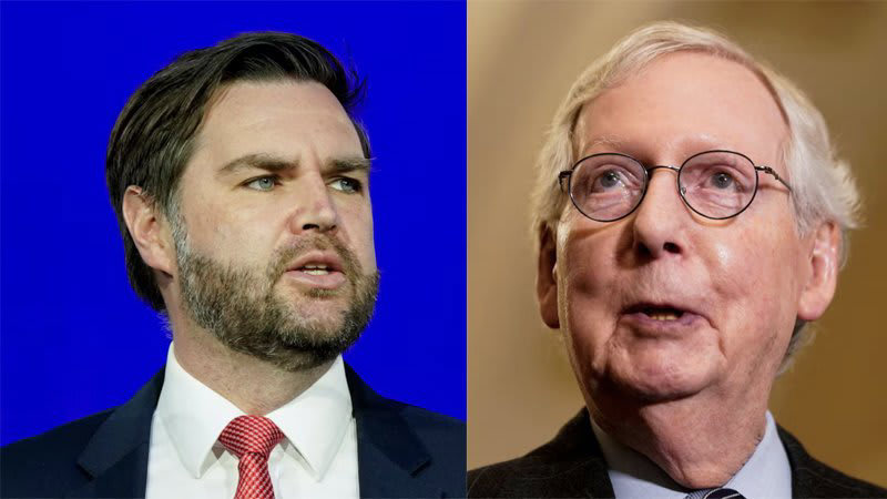 McConnell takes swing at JD Vance as he reveals method for getting to Trump McConnell takes swing at JD Vance as he reveals method for getting to Trump