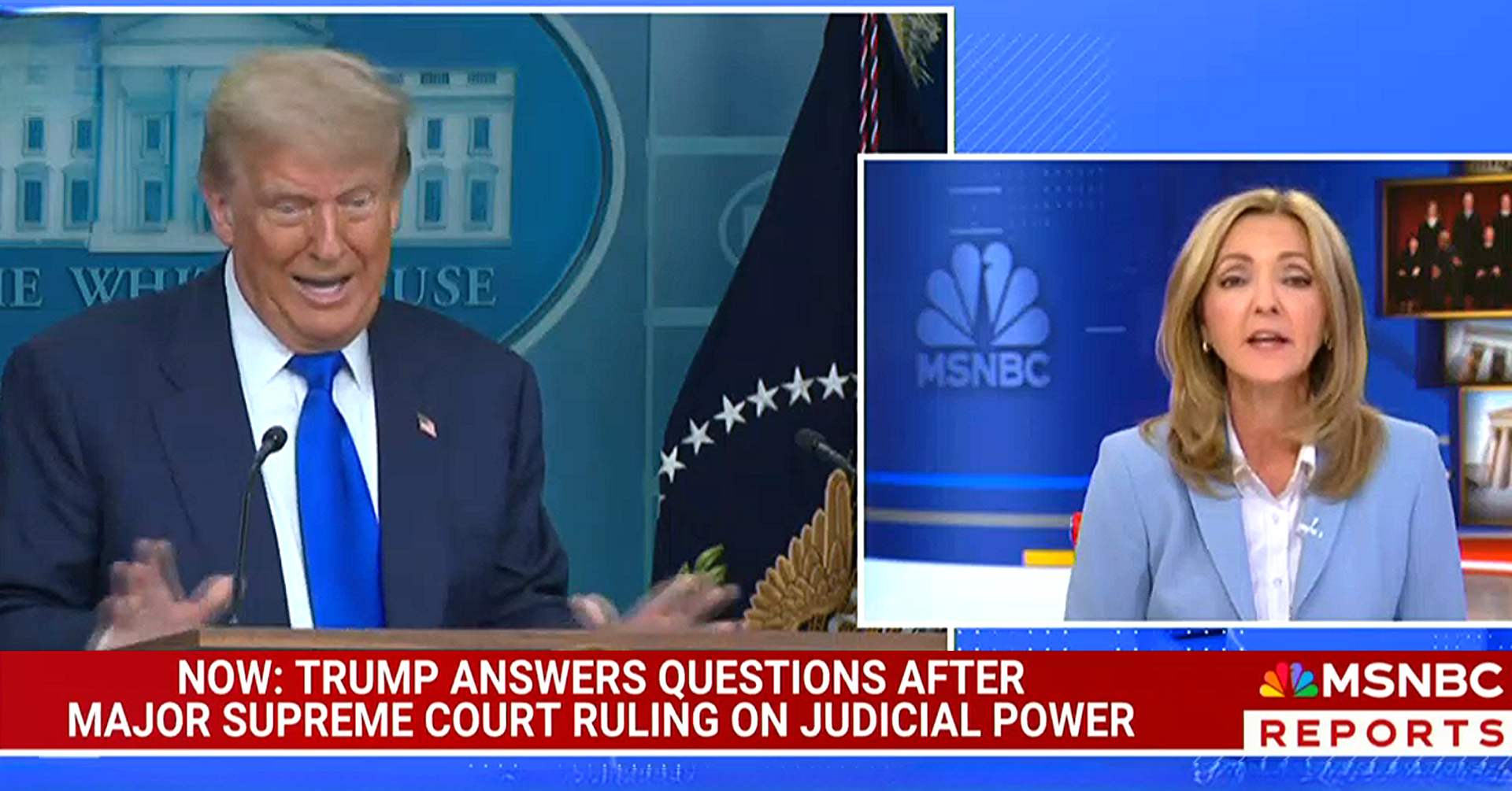 MSNBC Busts Into Trump Presser To Hammer Election Lies In Real Time