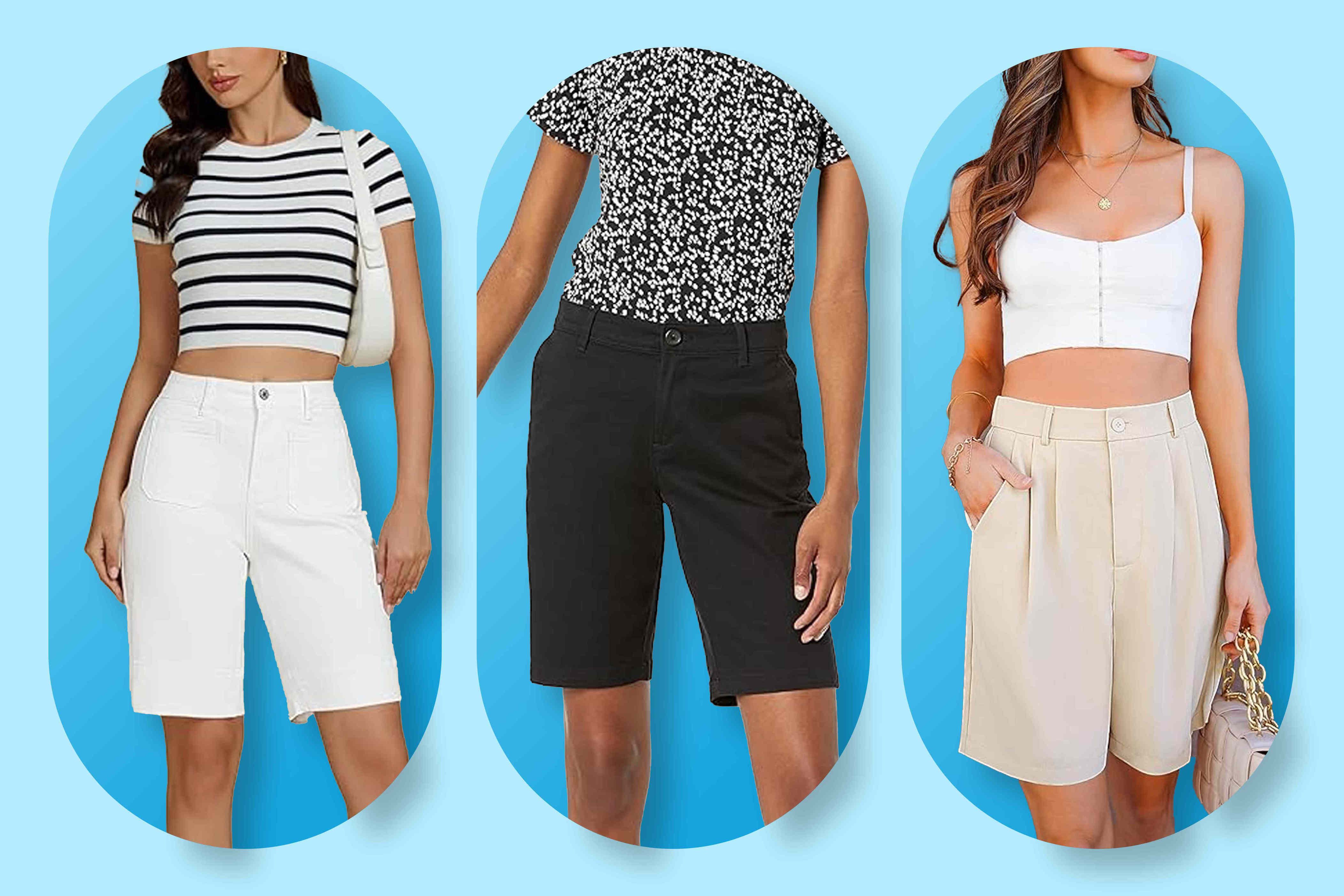 Not a Fan of Micro Shorts? These Thigh-Skimming Celeb-Inspired Styles ...